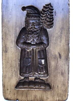 Springerle Cookie Santa Claus with Christmas Tree Mold Large, New | eBay
