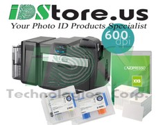 HID Fargo Hdp6600 094640 Dual-sided Color USB LAN ID Card Printer ...