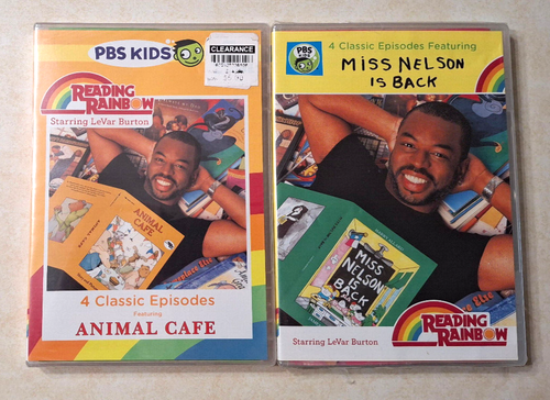 Reading Rainbow DVD Lot Animal Cafe Miss Nelson is Back PBS Kids NEW ...