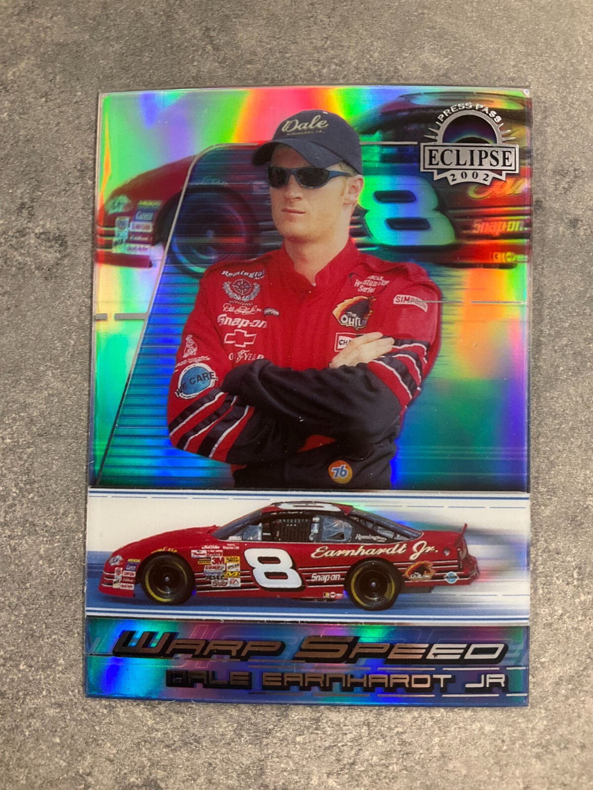 2002 Press Pass Eclipse #WS2 Dale Earnhardt Jr Warp Speed HOF NASCAR | eBay