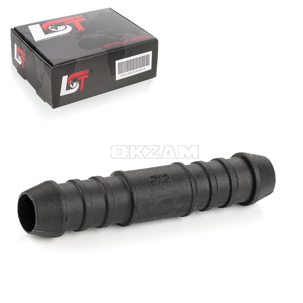 Polyamid PA6 Kunststoff Schlauchverbinder Benzin ölbeständig 12 mm für ...