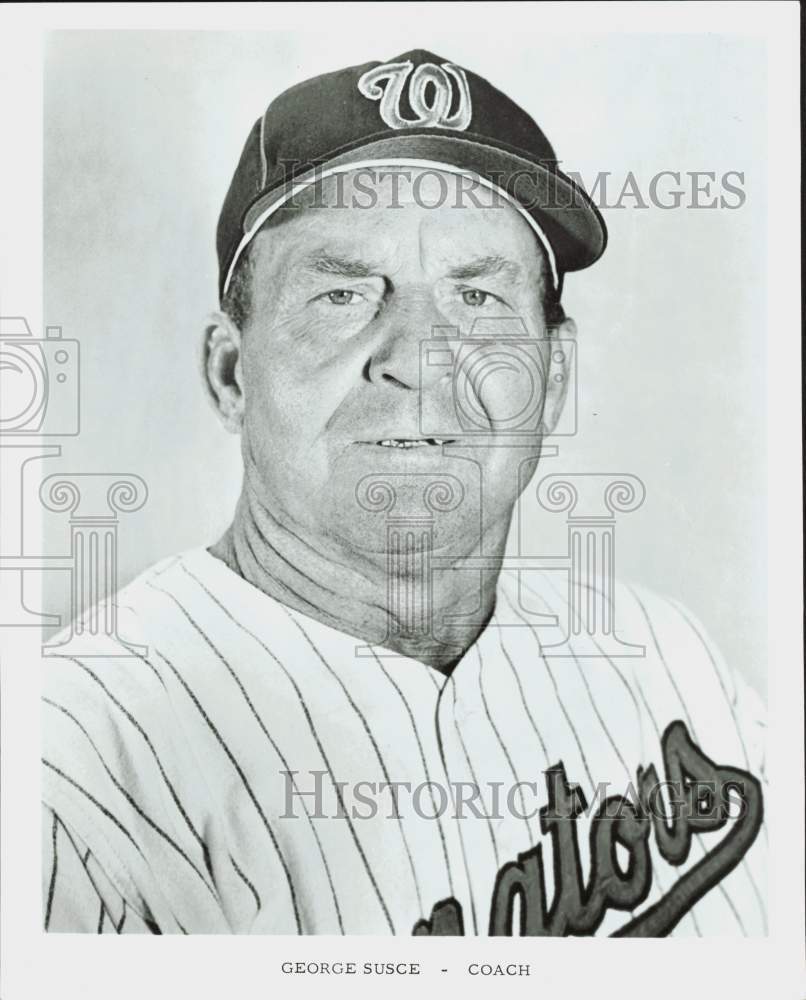 Press Photo George Susce, Washington Senators Baseball Coach - afa44724 ...