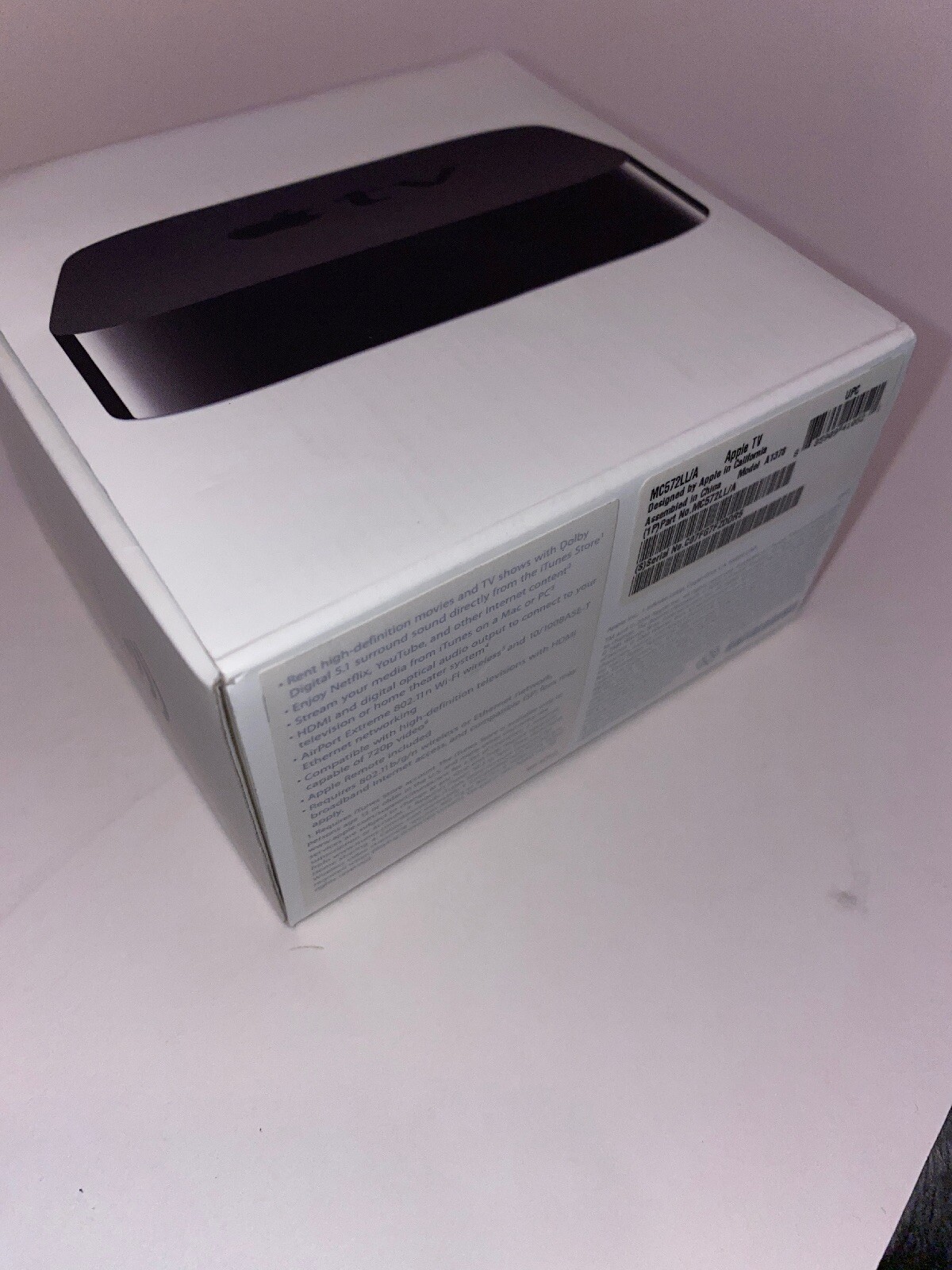 Apple TV 2nd Gen Digital Media Streamer A1378 MC572LL/A With Box and ...