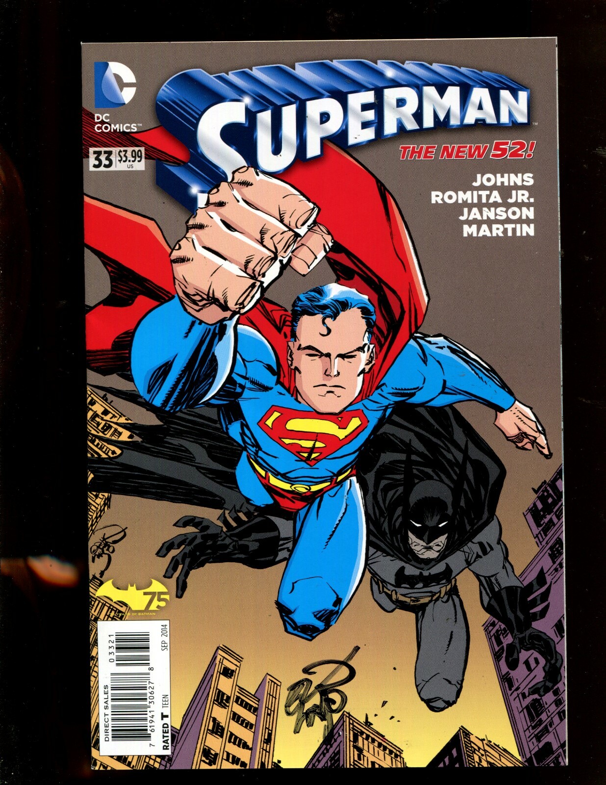 SUPERMAN #33 (9.2) SIGNED BY ERIC LARSEN COVER ARTIST | eBay
