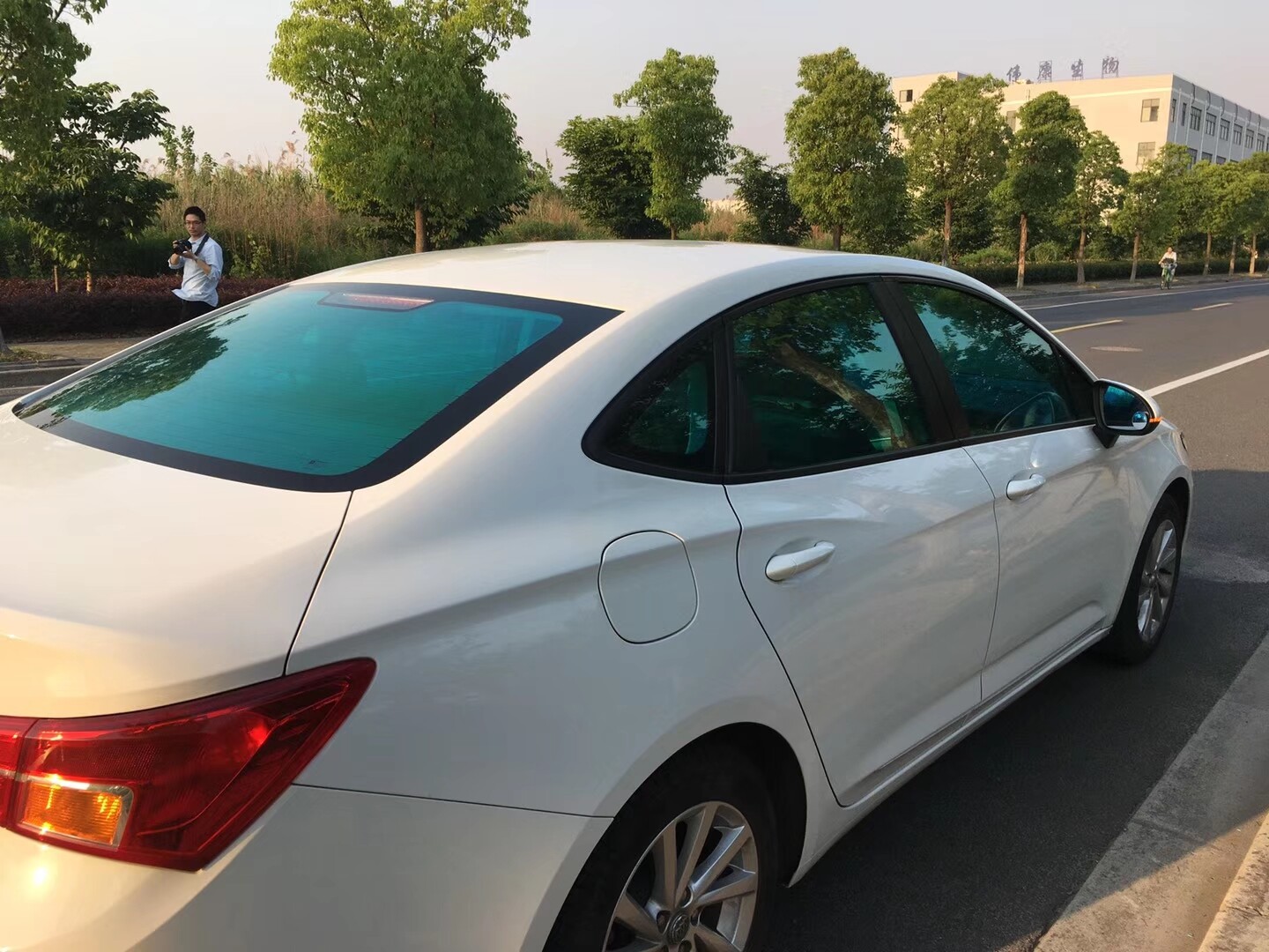 50x600cm Chameleon Blue Car Window Tint VLT 55% Nano Ceramic Film for ...