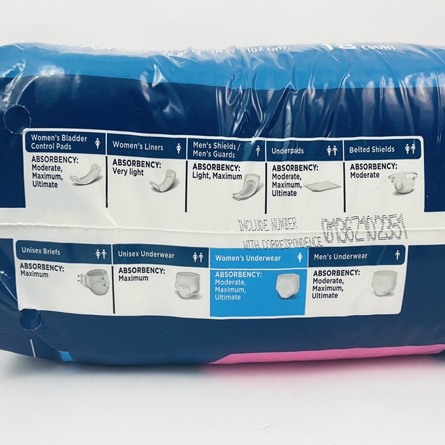 18 Count Walgreens Certainty Women's Overnight Underwear Ultimate ...