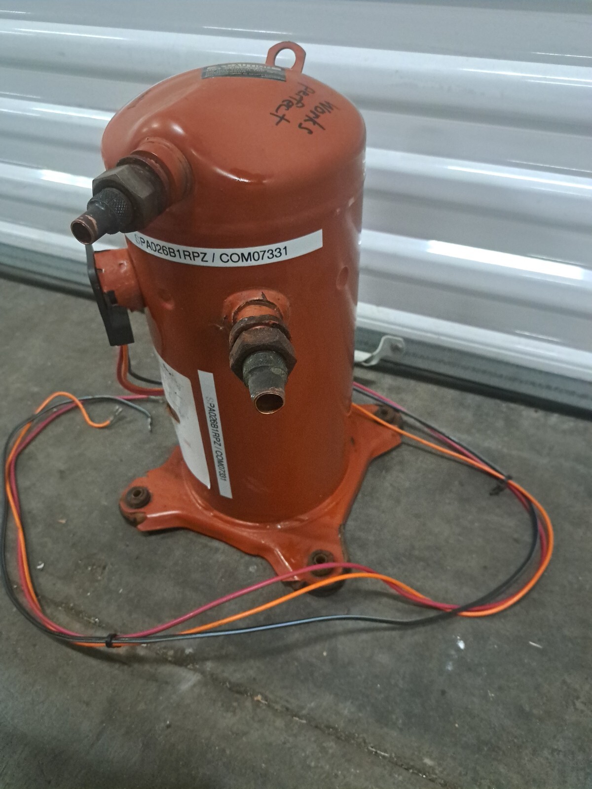 Trane Compressor SPA026B1RPZ / COM07331 Trane Compressor R-410A / POE ...