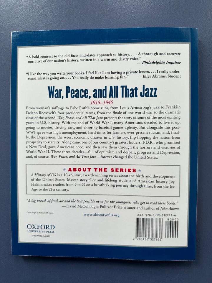 A History of US: War, Peace, and All that Jazz 1918-1945, Revised 3rd ...