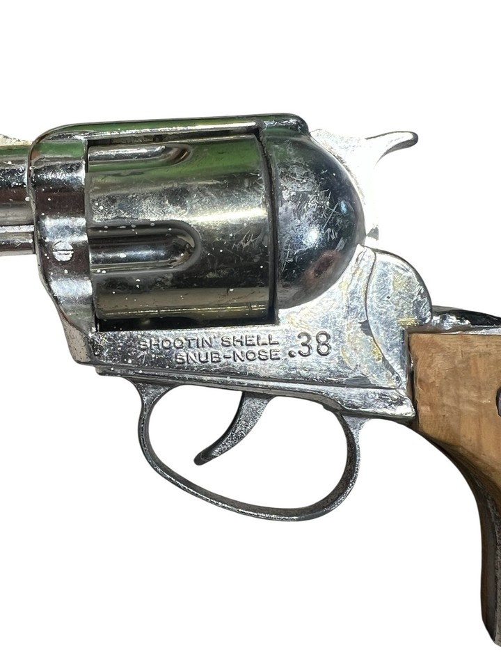 Vintage Mattel Shootin' Shell Snub Nose .38 Toy Cap Gun Discast ...