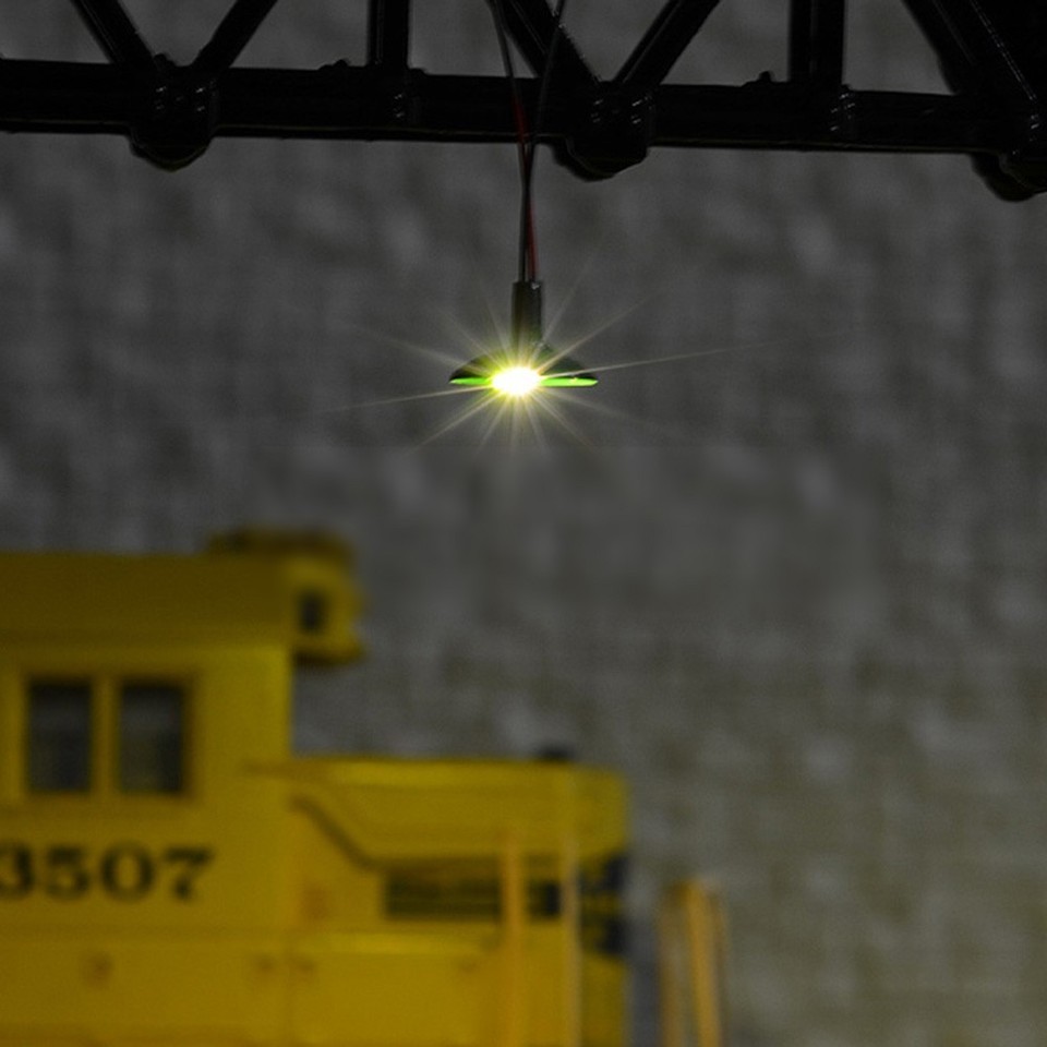 10pcs/set OO / HO Scale Street Lights Model Building Wall Lamps LED ...