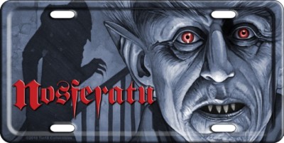 Nosferatu License Plate Car Tag NEW! Vampire Dracula Max Schreck | eBay