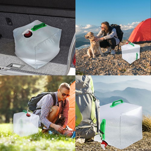 10L/20L Foldable Water Carrier Outdoor Collapsible Camping Water ...
