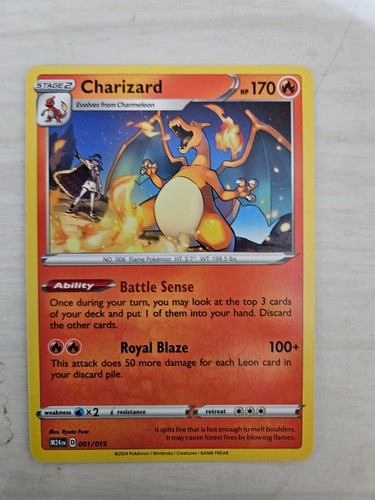 Charizard 001/015 - McDonald’s Pokemon Card 2025 | eBay