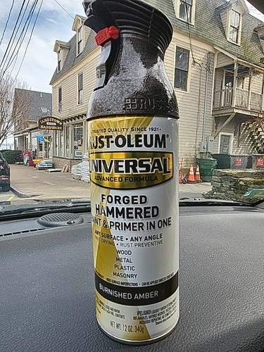 Rust-Oleum Forged Hammered Burnished Amber Spray Paint 12 oz. | eBay