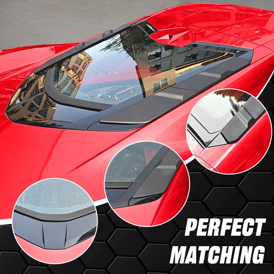 3PCS Rear Dry Bay Vent Blocks Cover For Corvette C8 Coupe Models ALL ...