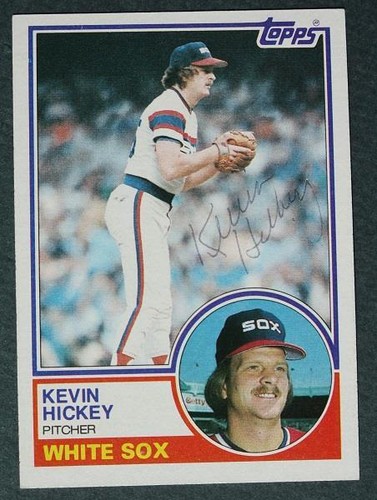 Chicago White Sox Star Kevin Hickey signed autographed 1983 Topps ...