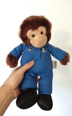 NASA Space Monkey Plush Stuffed Animal Smithsonian Institution Toy App ...