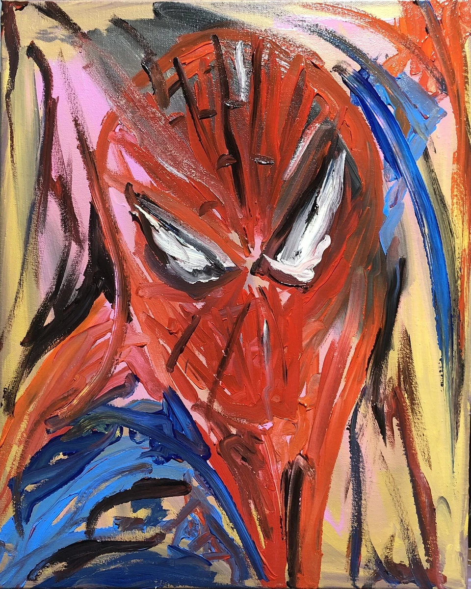 Spider Man Abstract Art