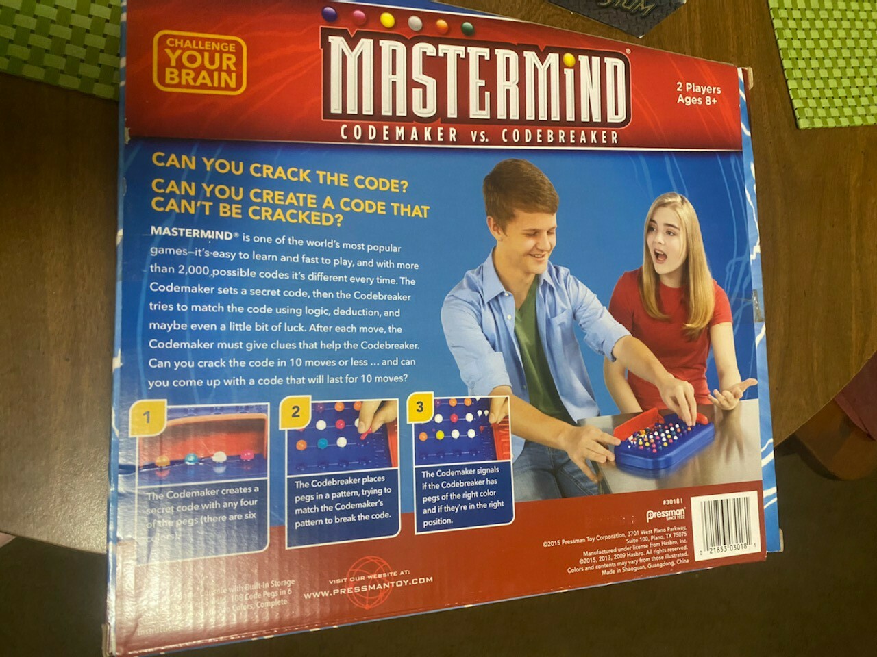 Pressman Mastermind Game The Strategy of Codemaker Vs. Codebreaker for sale online | eBay