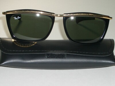 BAUSCH & LOMB RAY BAN L1004 BLACK/GOLD G15 SLEEK FUGITIVE OLYMPIAN II ...