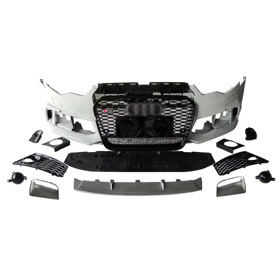 Bkm Front Bumper Kit Rs Style Carbon Fits Audi A6 S6