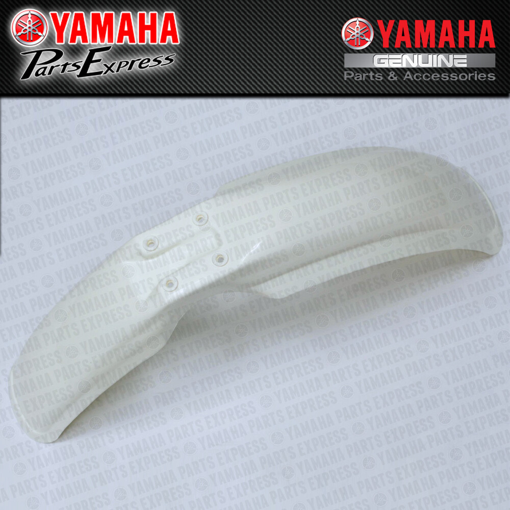 NEW YAMAHA IT YZ 125 175 250 425 465 490 OEM FRON FENDER WHITE 5X6 ...
