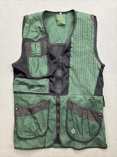Chimere Skeet Shooting Vest Men's Size Medium Green Made In USA Left ...