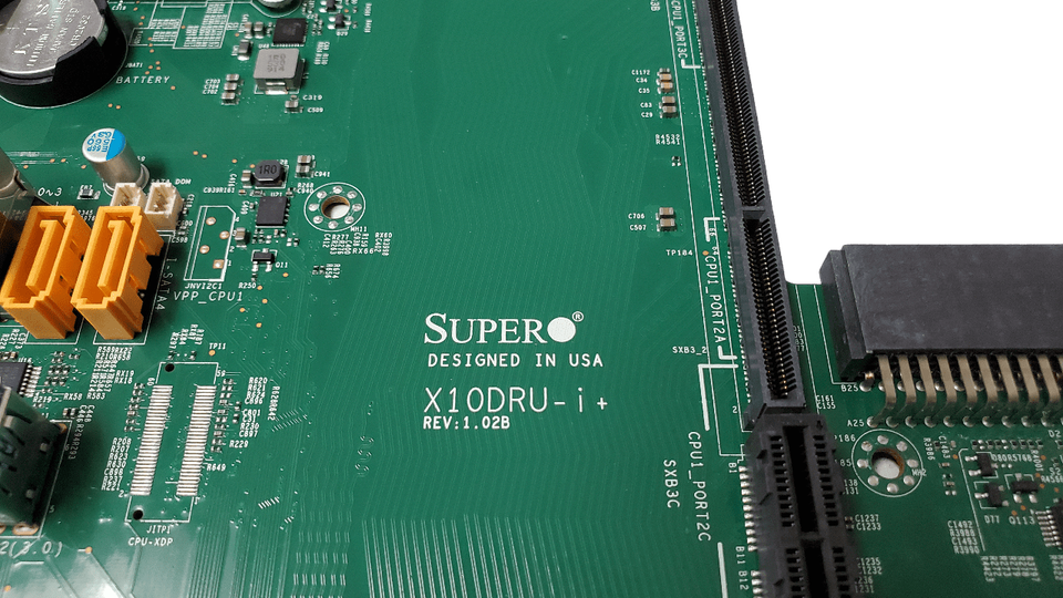 Supermicro X10DRU-i Motherboard with 2x E5-2650 v4 CPUs | eBay