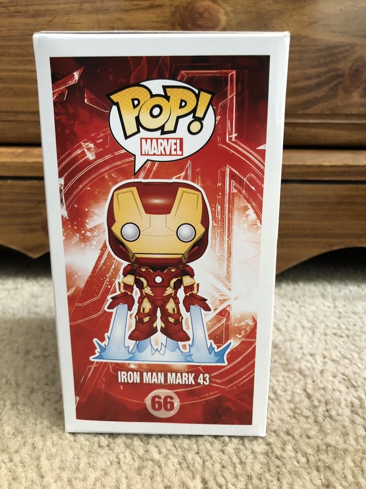 NEW Funko Pop 66 Marvel Avengers Age Of Ultron Iron Man Mark 43 Vaulted ...