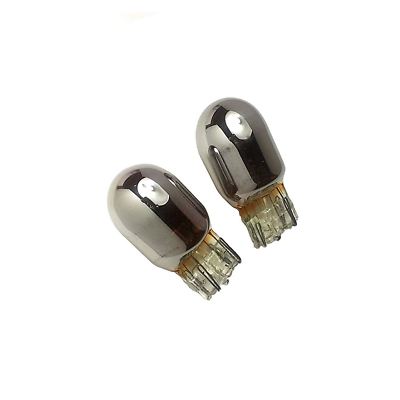 2x Chrome Silver Car Indicator Bulbs Side Repeater 501 Flash Amber ...