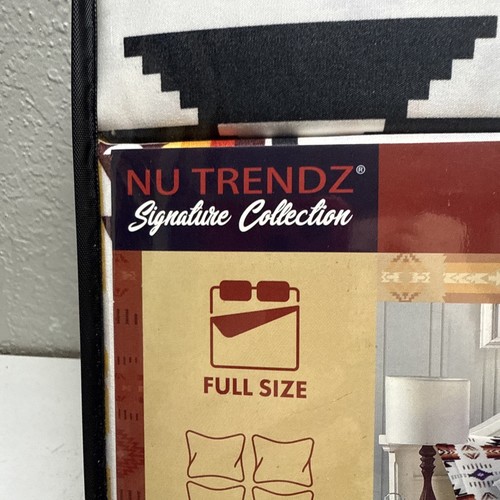 Nu Trendz 6 Piece Full Size Native American White Print Sheet Set | eBay