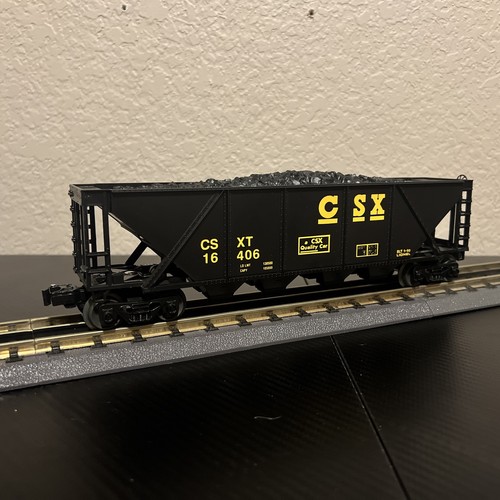 Lionel O-scale CSX four Bay Hopper With Coal Load (6-16406) | eBay