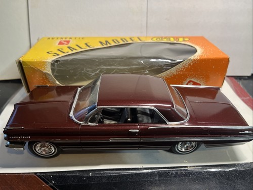 Original Box! 1962 Pontiac Bonneville Purple Friction PROMO MODEL ...