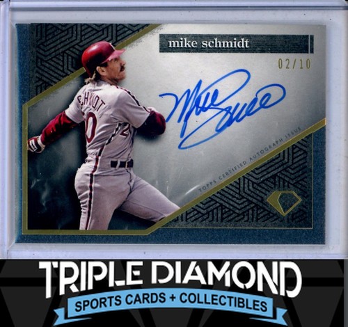 2024 Topps Diamond Icons Mike Schmidt Autograph Auto #02/10 Phillies ...