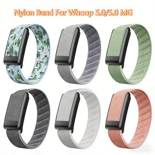 Nylon Sports Elastic Adjustable Loop Bracelet Strap Band For Whoop 5.0 ...