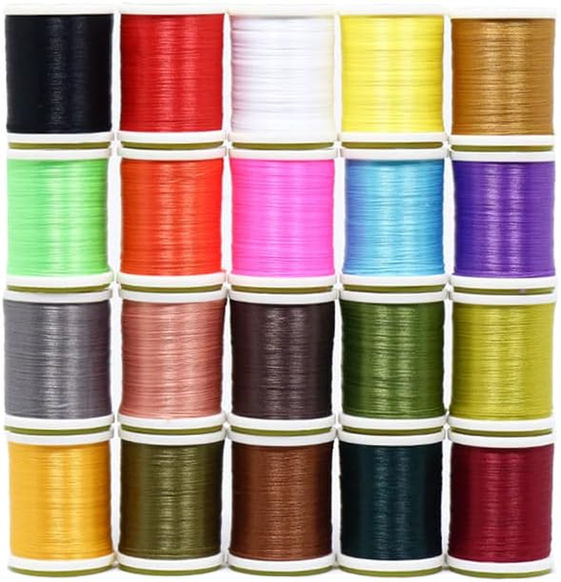 Fly Tying Thread 10 Colors Set 140D High Tensile Nylon 6/0 Fishing ...