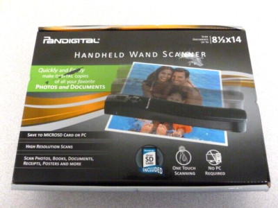 New Pandigital PANSCN08 Handheld Wand Scanner 8.5x14 843967000740| eBay