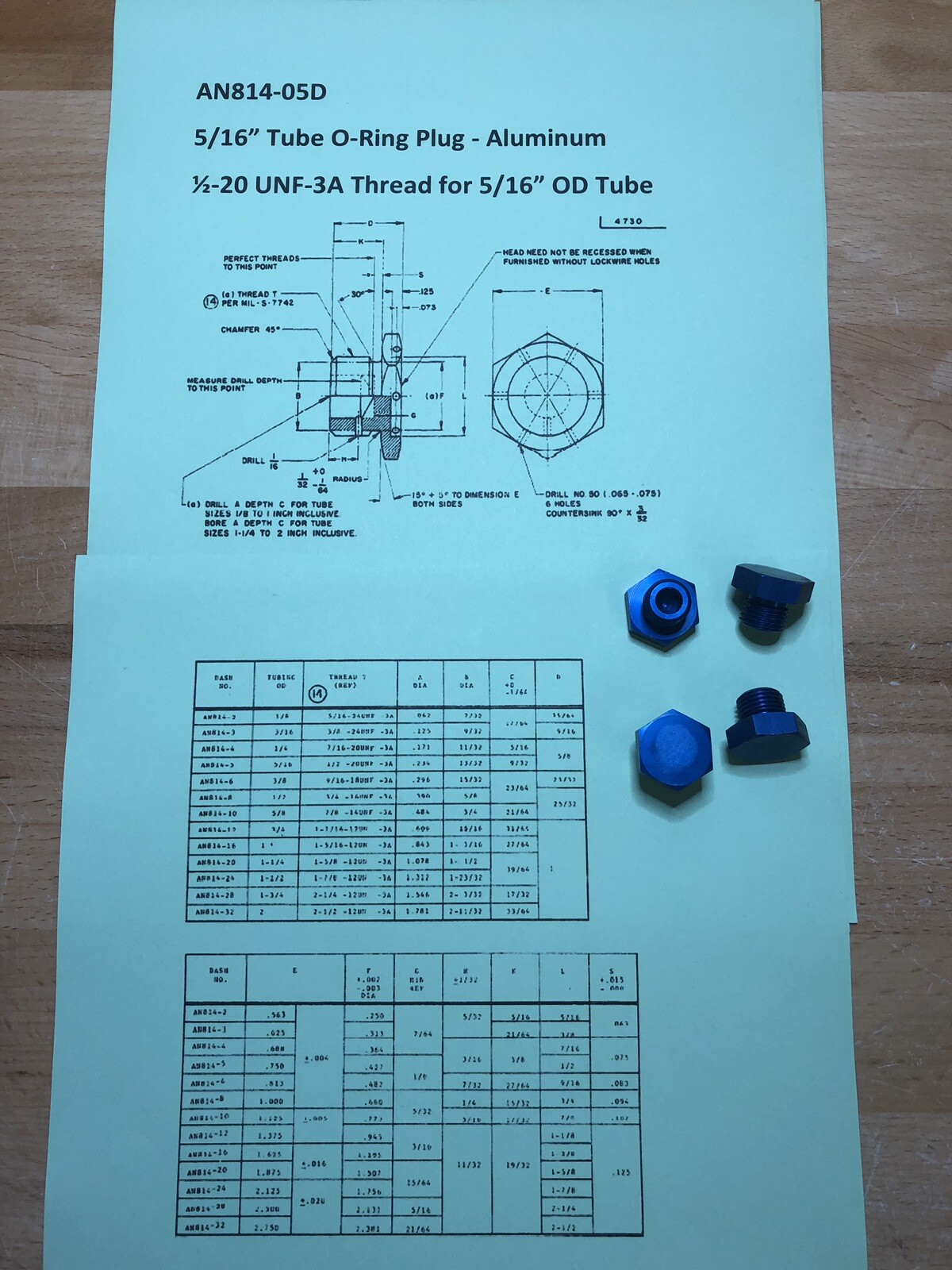 (5ea) AN814-05D 5/16” Tube O-Ring Bleeder Plug | eBay