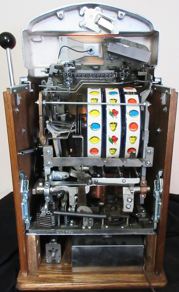 Jennings 25c Red Sun Chief Slot Machine Tic-Tac-Toe | eBay