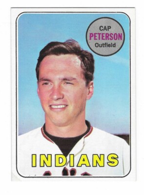 CAP PETERSON 1969 Topps Baseball # 571 Cleveland Indians NM - MT | eBay