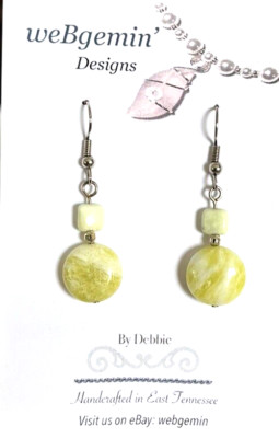 No Mellow Yellow Here! Lemon Jasper With Chrysoprase Handcrafted ...