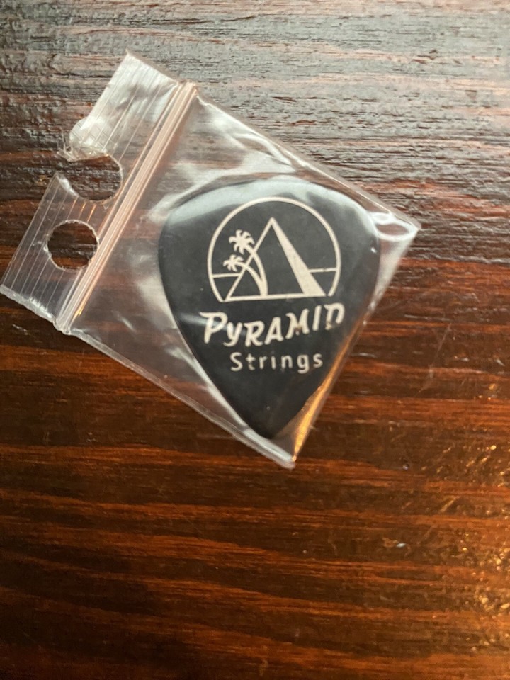 Cheap Trick: Pyramid Strings black guitar pick | eBay