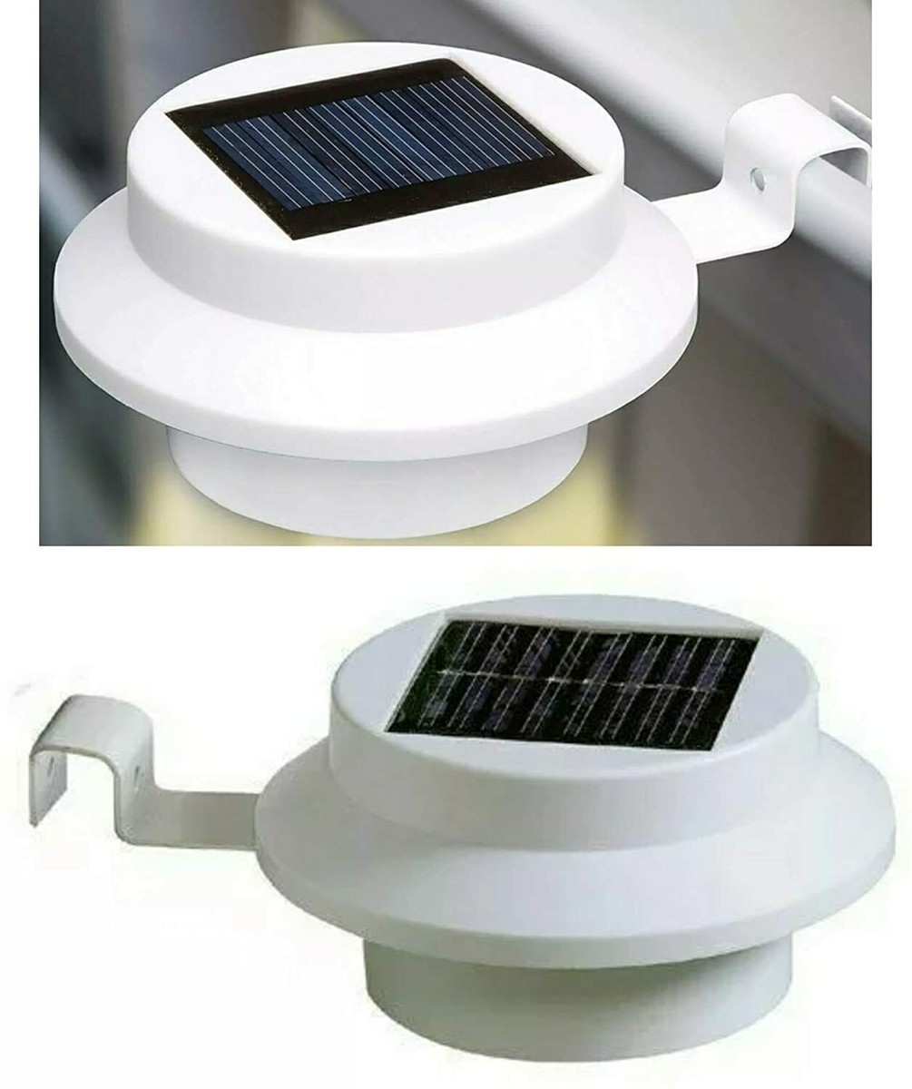 Gutter Mount Solar Lights Solar Outdoor Light Fence Garden Gutter Roof