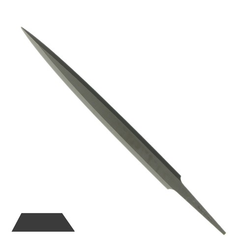 Grobet Swiss Barrette Precision File 6" Cut #0 #1 #2 Vallorbe 150mm ...