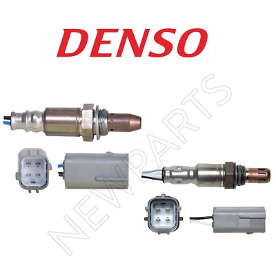 Pair Set of Upstream & Downstream Oxygen Sensors Denso For Nissan ...