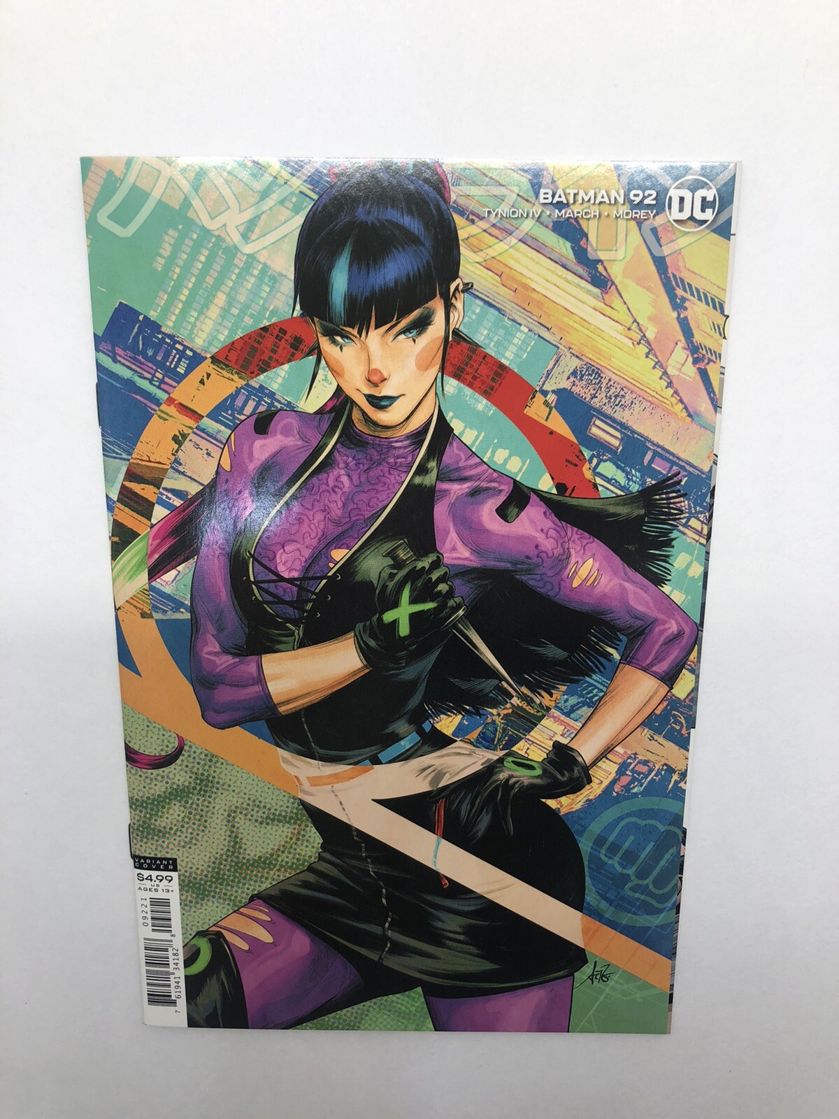 Batman #92 Dc 2020. Artgerm Variant Cover. Punchline Appearance | eBay