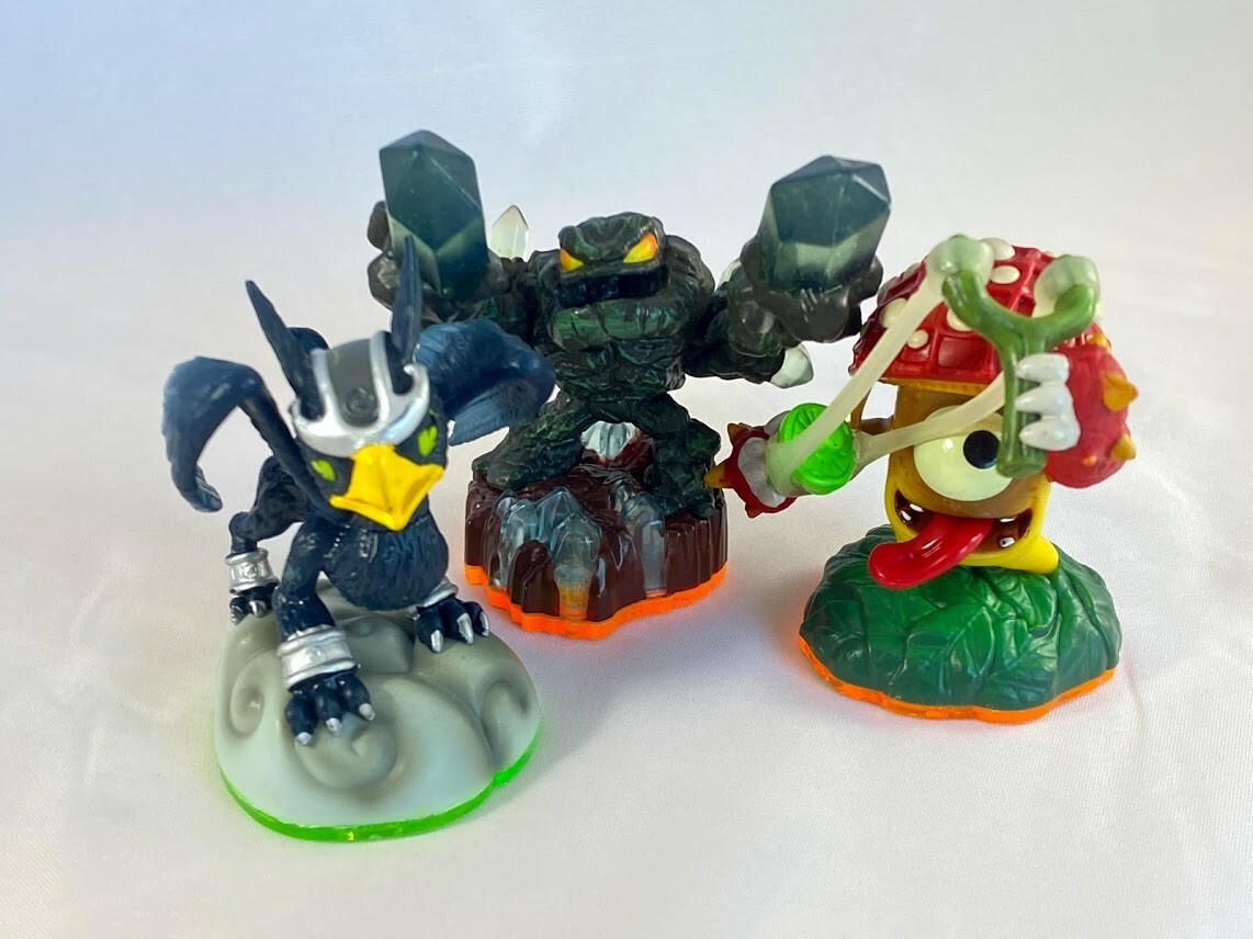 Skylanders Giants Lot (3) - Shroom Boom/Sonic Boom/Lightcore Prism ...