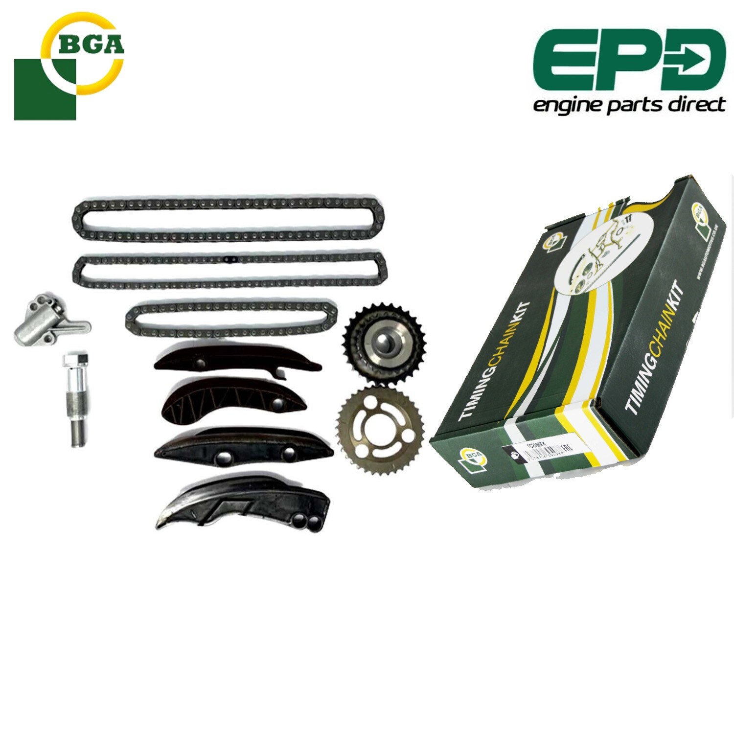 BGA TIMING CHAIN KIT FIT BMW N57D30 3.0 DIESEL ENGINE SERIES 3 4 5 6 7 ...