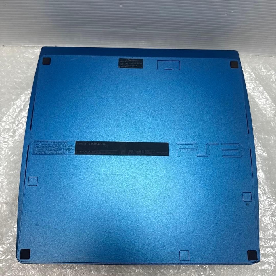 PS3 Splash Blue CECH 3000B 320GB Console only Sony PlayStation 3 Slim ...