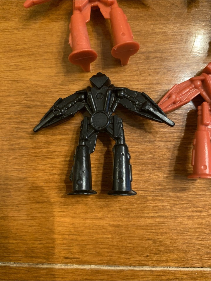 Vtg Arco Rogun Robot Plastic Space Toy Figure Droid Droids Red Blue ...